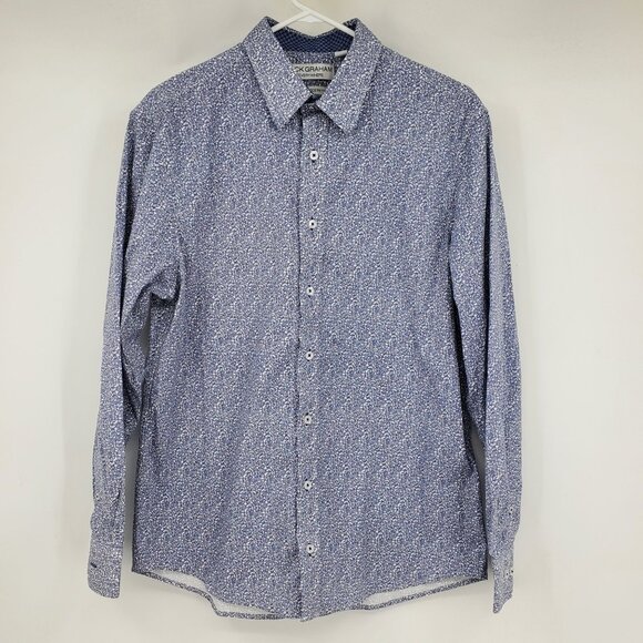 Nick Graham | Shirts | Nick Graham Everywhere Stretch Modern Fit Blue ...